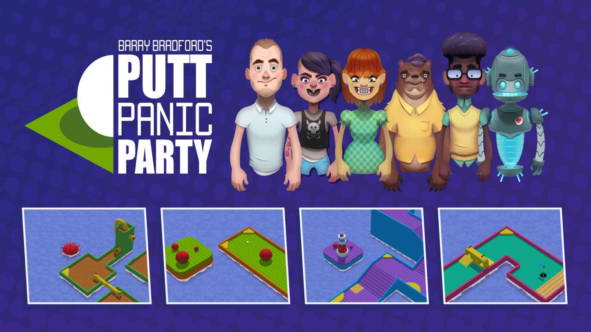 نقد و بررسی Barry Bradford's Putt Panic Party - گیم اینجا | Game Inja